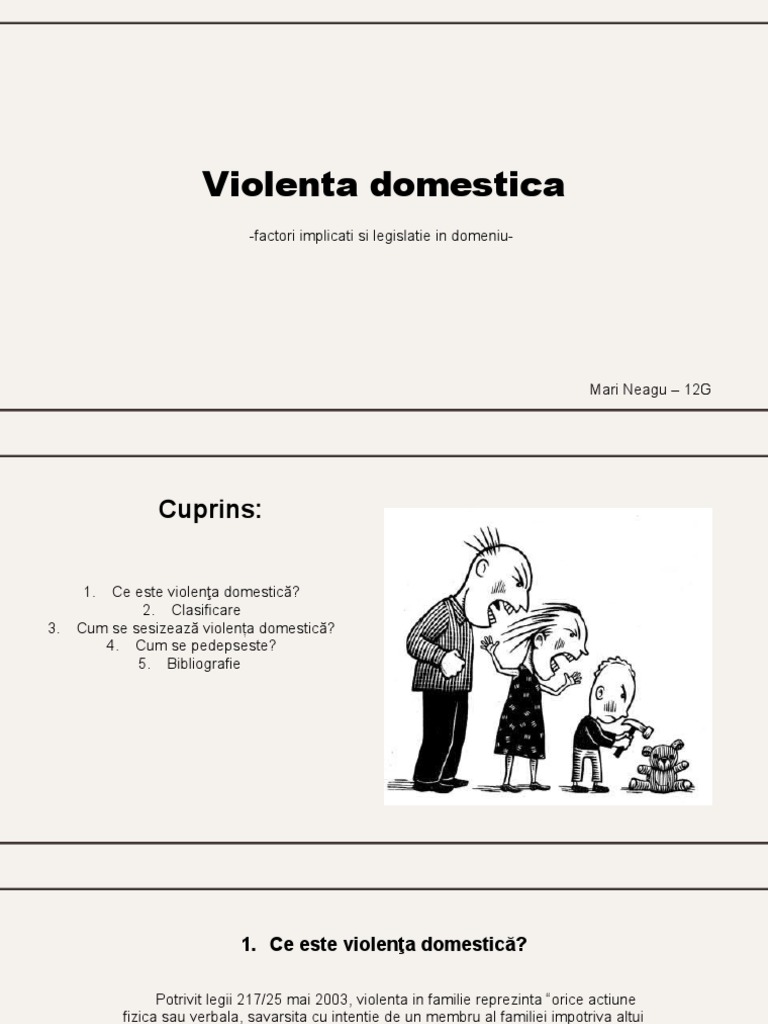 Violenta Domestica | PDF
