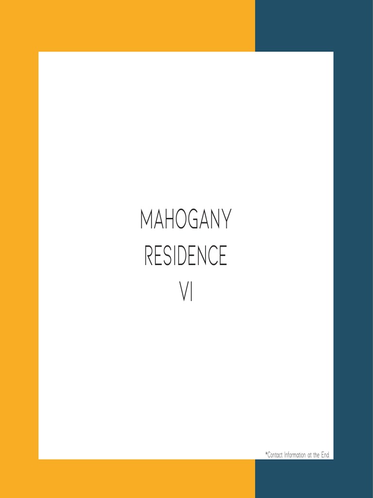 Brochure - Mahogany VI - Destiny Investment Hub - V3 - S2 | PDF | Room | Sink