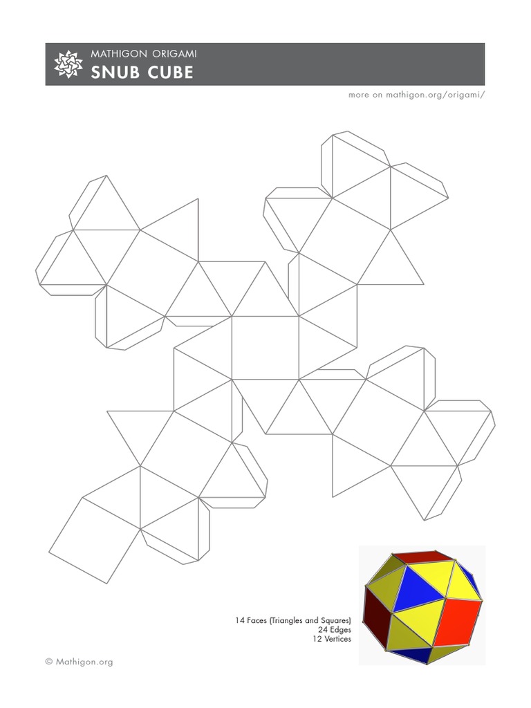 Snub Cube Overview and Resources | PDF