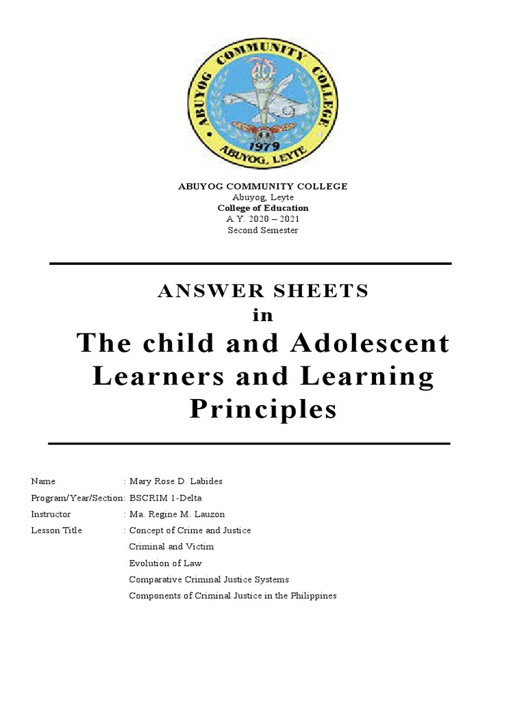 Understanding the Evolution and Concepts of Criminal Justice: An ...