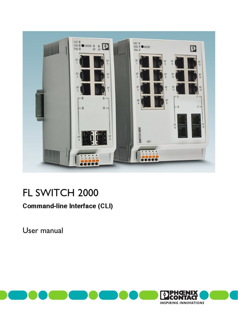 Um en FL Switch Cli 110152 en 00 | PDF | Command Line Interface | Ip ...