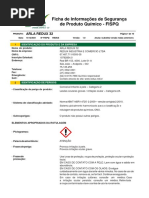 FISPQ Arla 32: Segurança e Composição | PDF | Águas residuais | Química