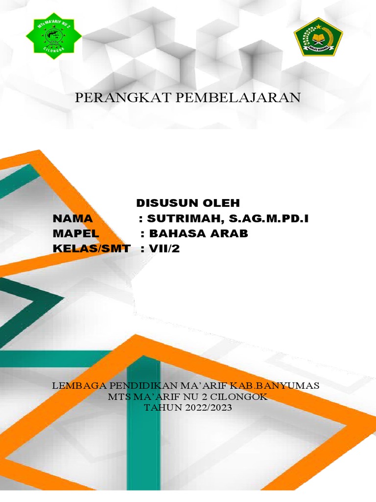 Cover PERANGKAT PEMBELAJARAN-2 | PDF
