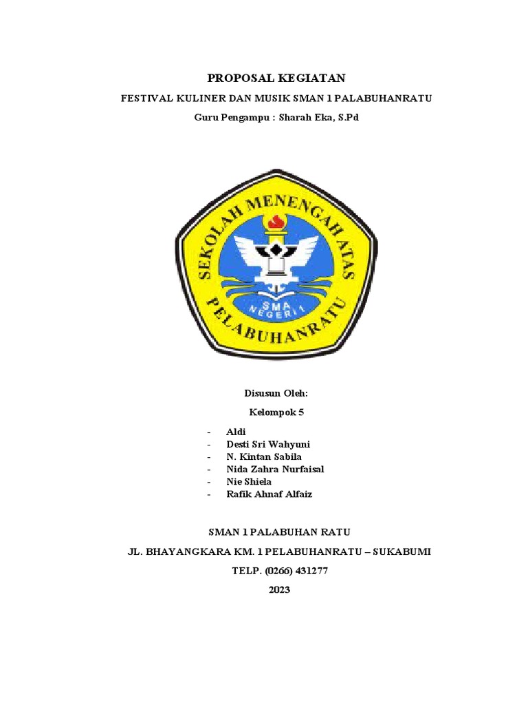 Proposal Kelompok 5 | PDF