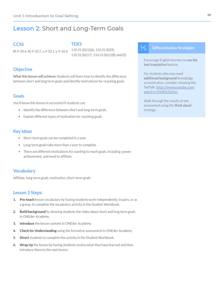 5e836baf9e3100a7a1b44d62 - Setting Personal Goals - Sample Lesson PDF ...