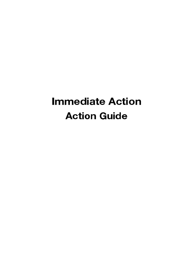 Immediate Action Guide to Overcome Procrastination | PDF | Professional ...
