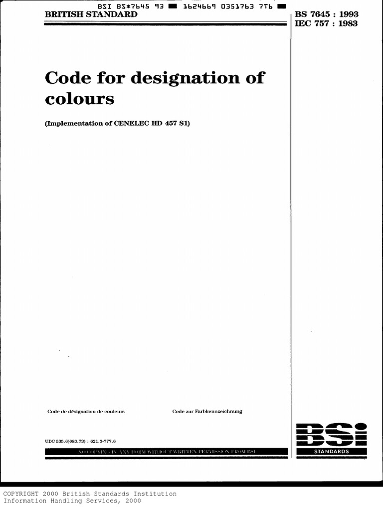BS 7645 | PDF