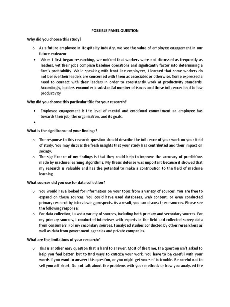 Possible Panel Question | PDF | Machine Learning | Big Data