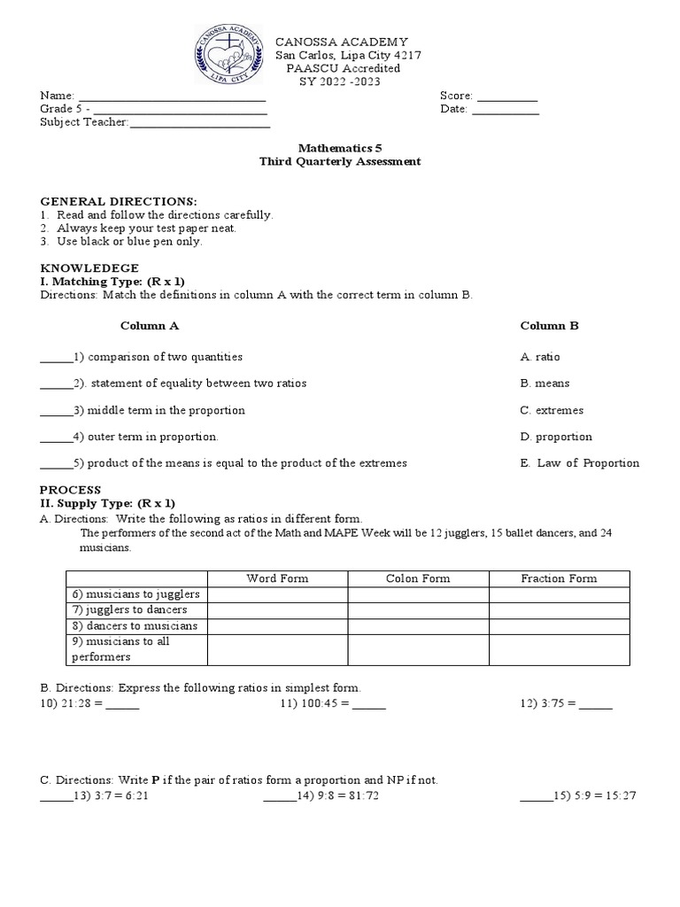 Understanding Ratios and Proportions | PDF | Ratio | Science