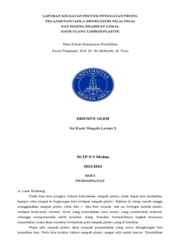 Sri Kusti Projeck Bu Milfa Proposal Kegiatan PPP | PDF Sri Kusti Projeck Bu Milfa Proposal Kegiatan PPP | PDF