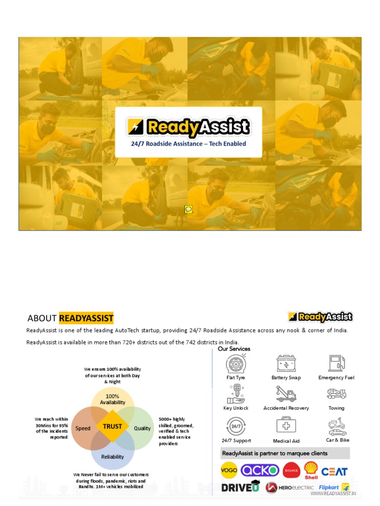 ReadyAssist: 24/7 Roadside Support | PDF | Business | Economies