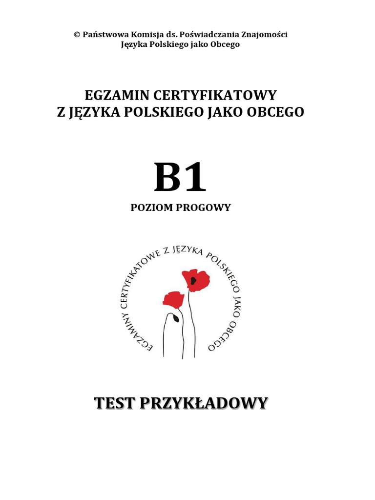B1 Test PDF | PDF