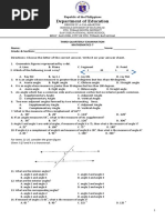Math 7 3rd Quarter Exam and Answer Key and TOS | PDF