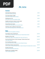 3-Course Menu Selection Guide | PDF