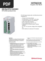 RTU Catalogue - 4CAE001329 EN - A4 - Web | PDF | Power Supply | Electrical Substation