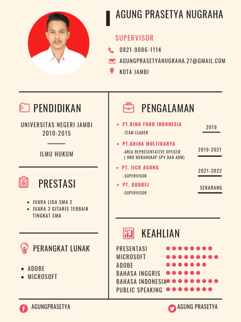 CV Agung | PDF
