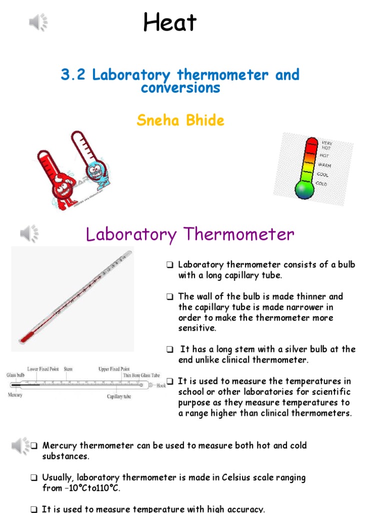 3.2 Laboratory Thermometers and Conversions | PDF | Thermometer | Temperature