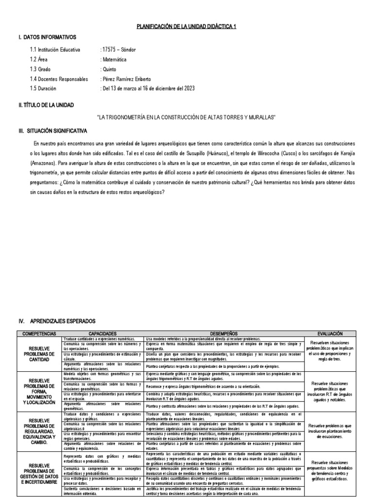 Mat5 Unidad1 | PDF | Ecuaciones | Estadísticas