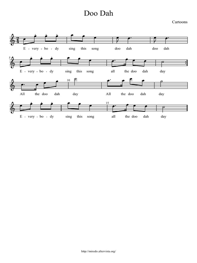 01 Doodah | PDF