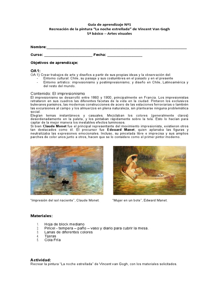 ARTE Guía | PDF | Pinturas | Impresionismo