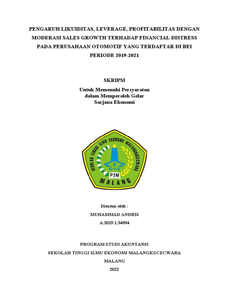 Proposal Andris Rev | PDF