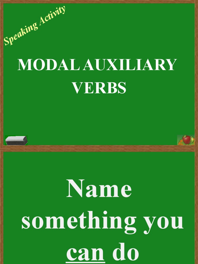 Modal Verbs Speaking Practice | PDF
