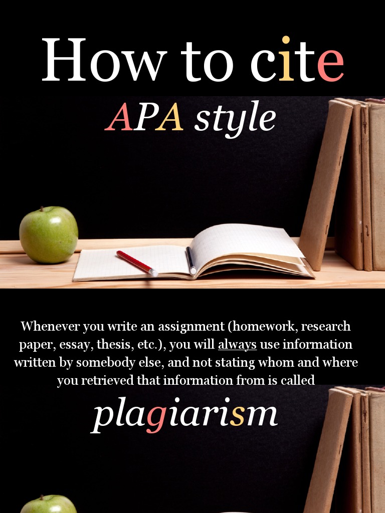 How To Cite APA Style | PDF | Apa Style