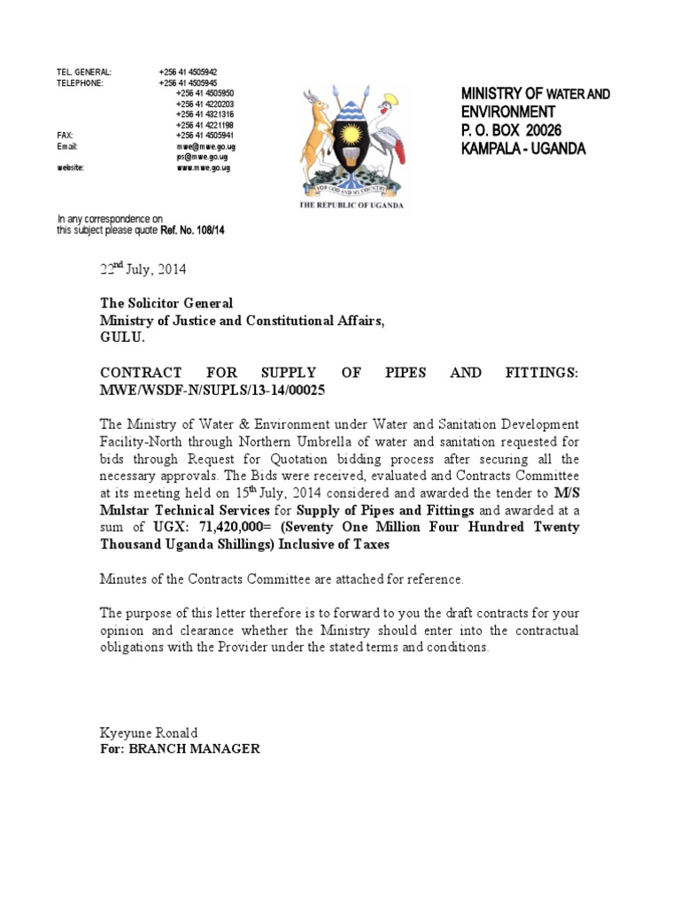 Forwarding Letter | PDF