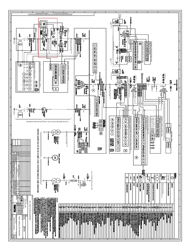 Protection Single Line Diagram Overview | PDF | Physical Quantities ...