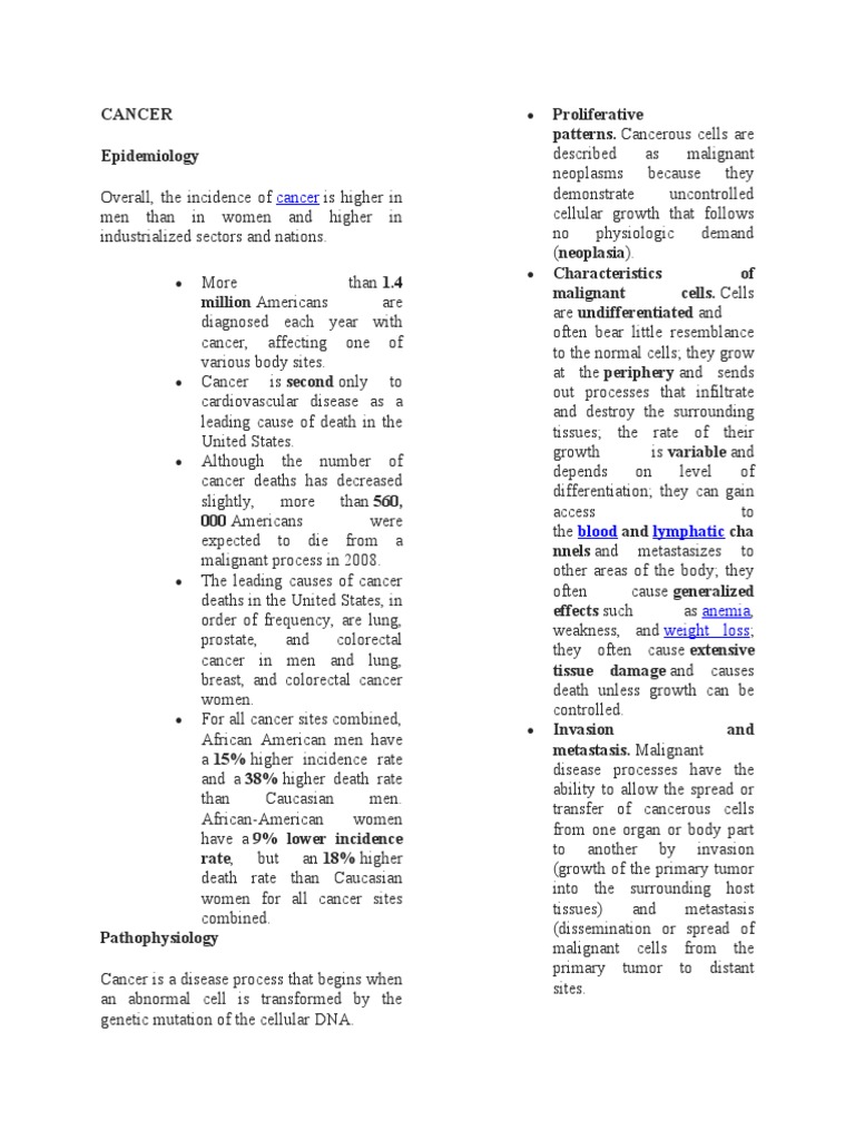 CANCER Med Surg | PDF | Cancer | Biopsy