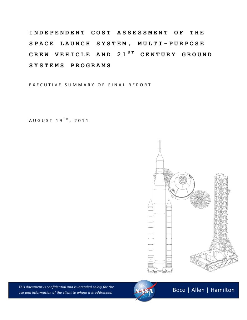 NASA Heavy-Lift Audit | PDF