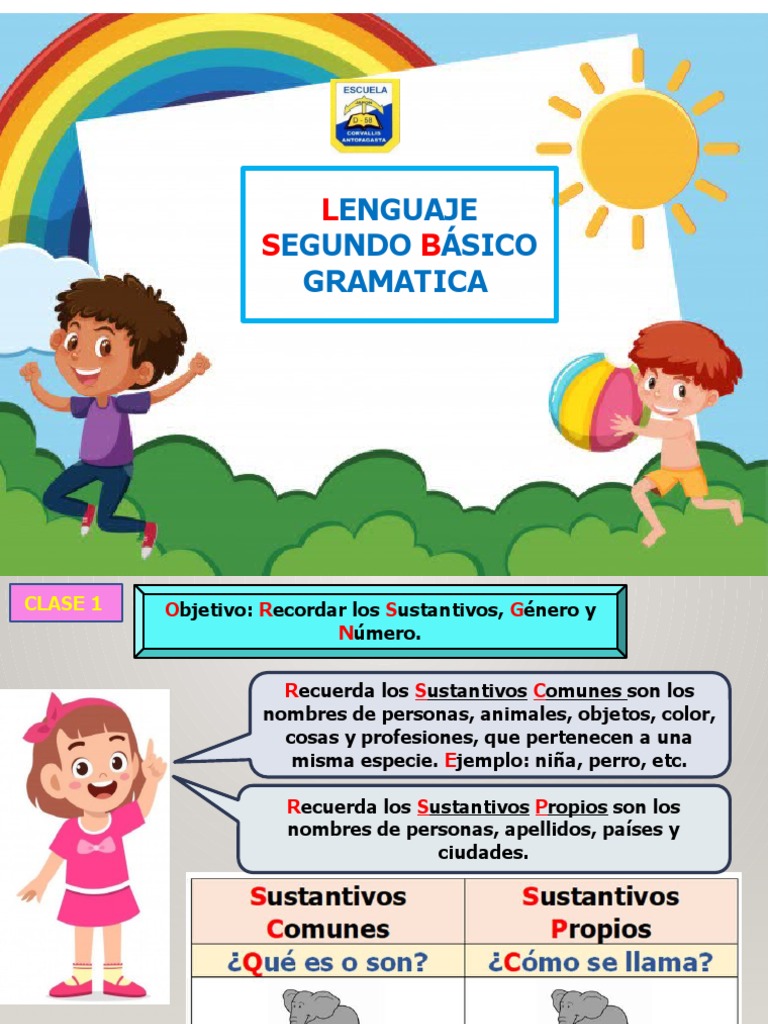 2 Basico Gramatica | PDF | Sustantivo | Adjetivo
