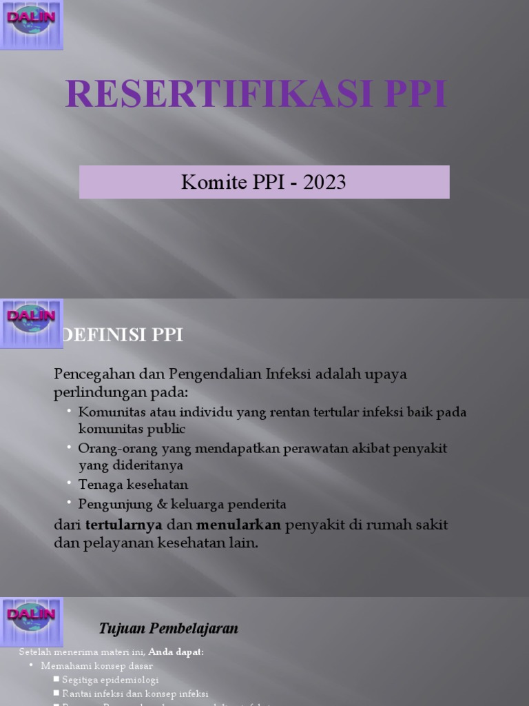 Materi PPI Untuk Resertifikasi 2023 Rev | PDF