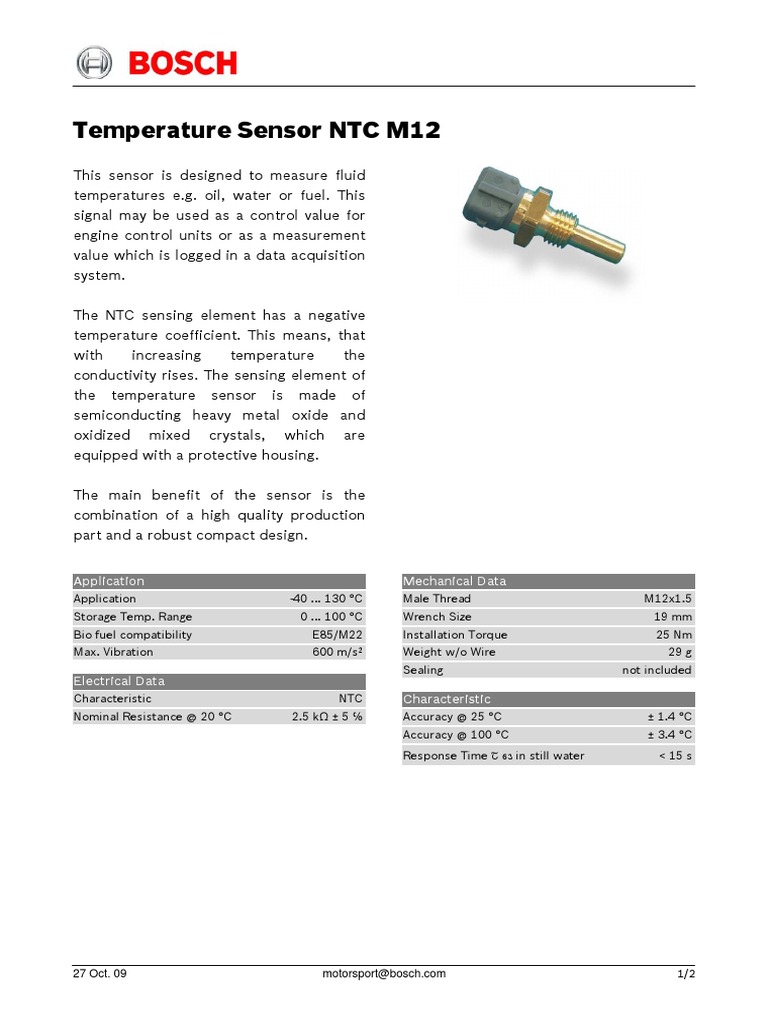 NTC M12 PDF | PDF | Electrical Connector | Materials Science