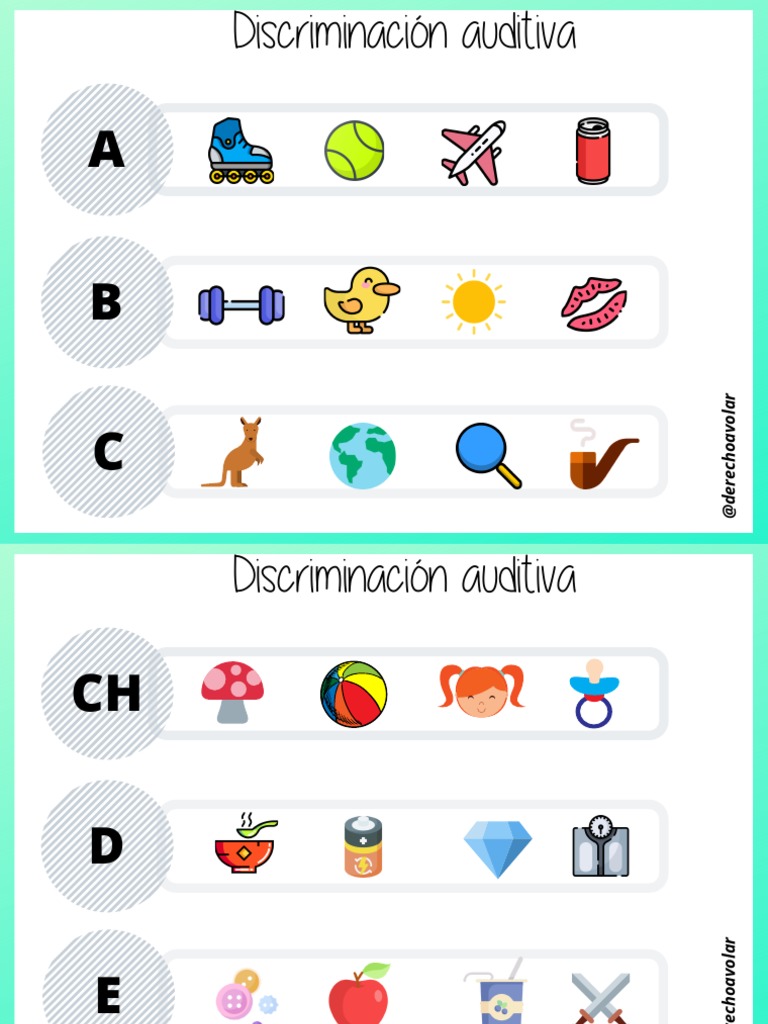 Discriminación Auditiva PDF | PDF