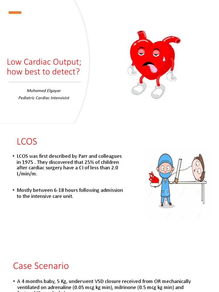 Low Cardiac Output | PDF | Heart | Intensive Care Medicine