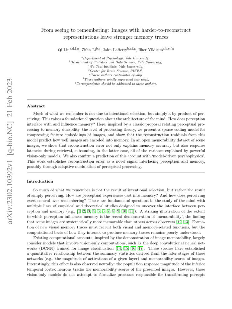 From Seeing To Remembering: Images With Harder-To-Reconstruct ...