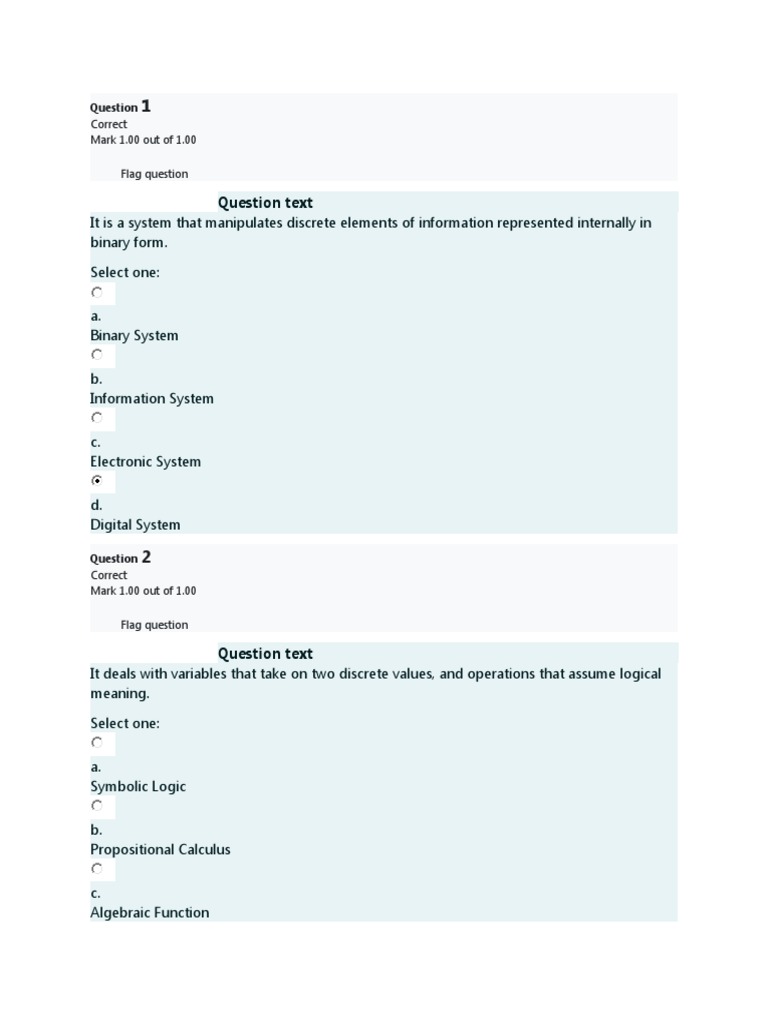 Dig 1 | PDF | Boolean Algebra | Teaching Mathematics