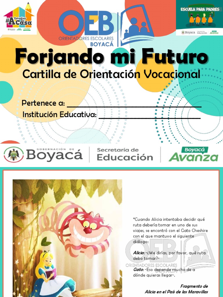 Forjando Mi Futuro - Cartilla de Orientación Vocacional | PDF | Las emociones | Experiencia
