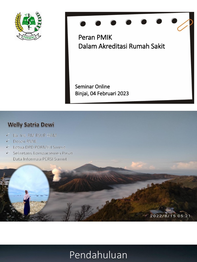 Peran PMIK dalam Akreditasi RS 2022 | PDF