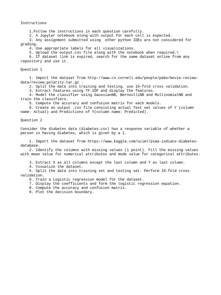 Problem Statement | PDF