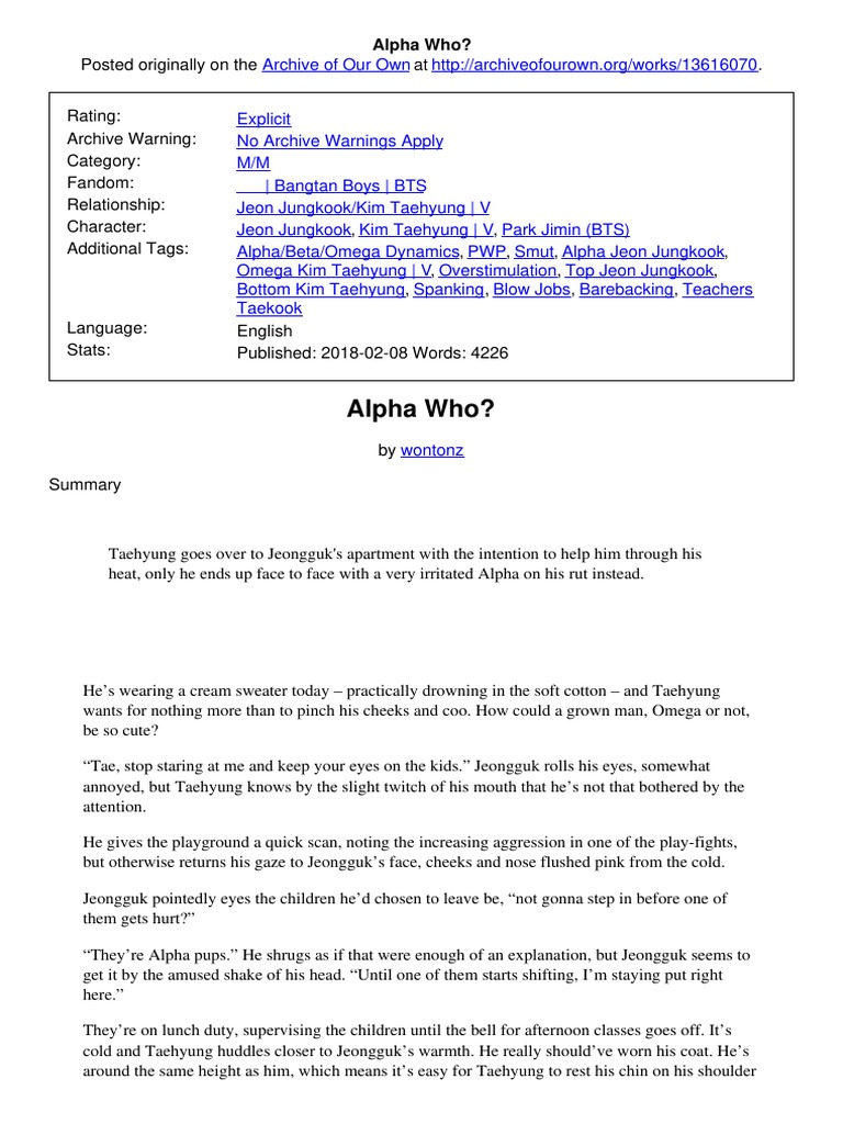 Alpha Who | PDF | Human Anatomy