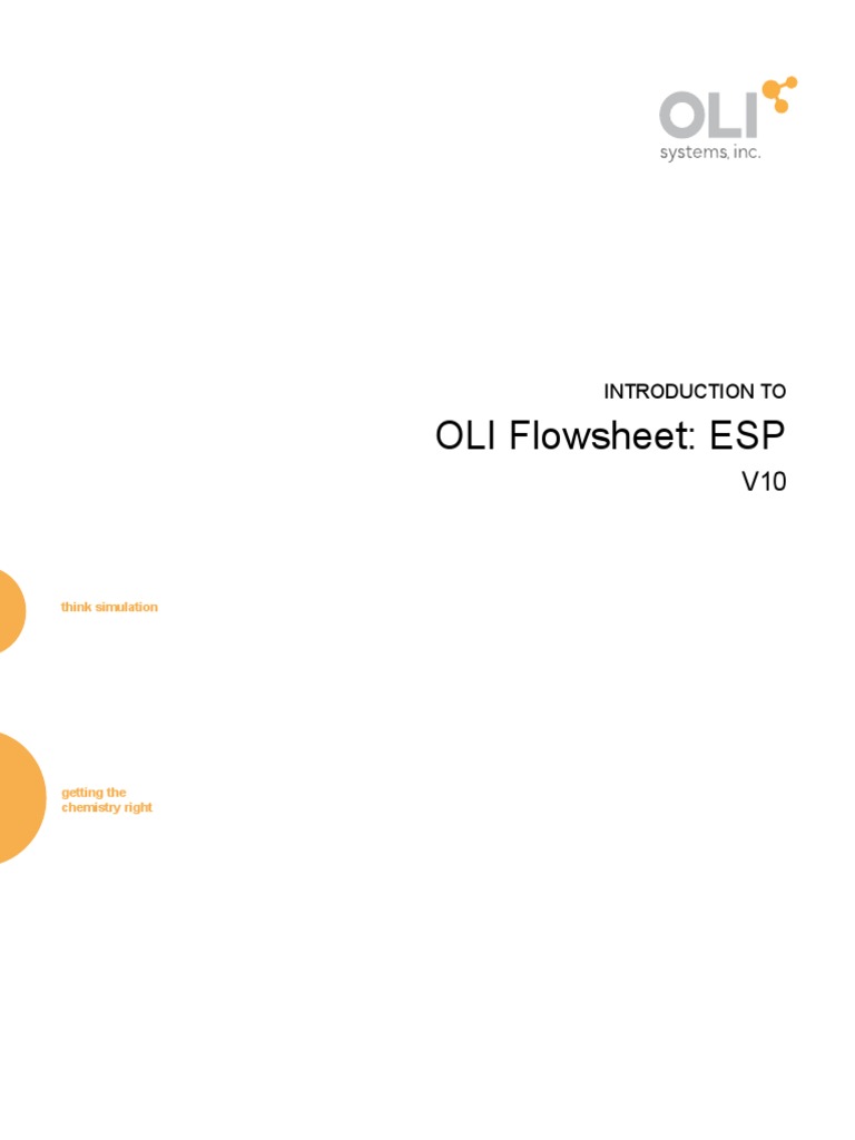 OLI Flowsheer V10 User Guide PDF | PDF | Ph | Membrane