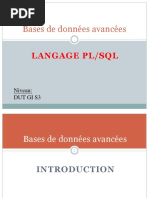Cours BDD Avancées Oracle - 2019 | PDF | Base de données Oracle | Programmation informatique