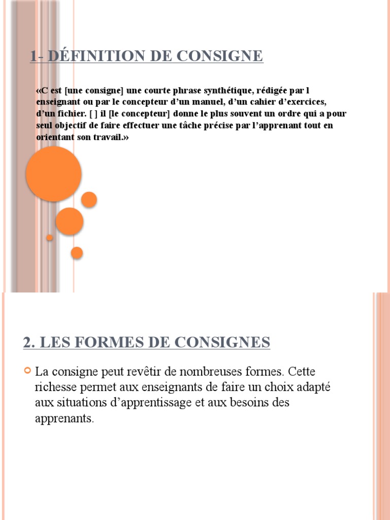 Comprendre Les Consignes | PDF | Linguistique | Cognition