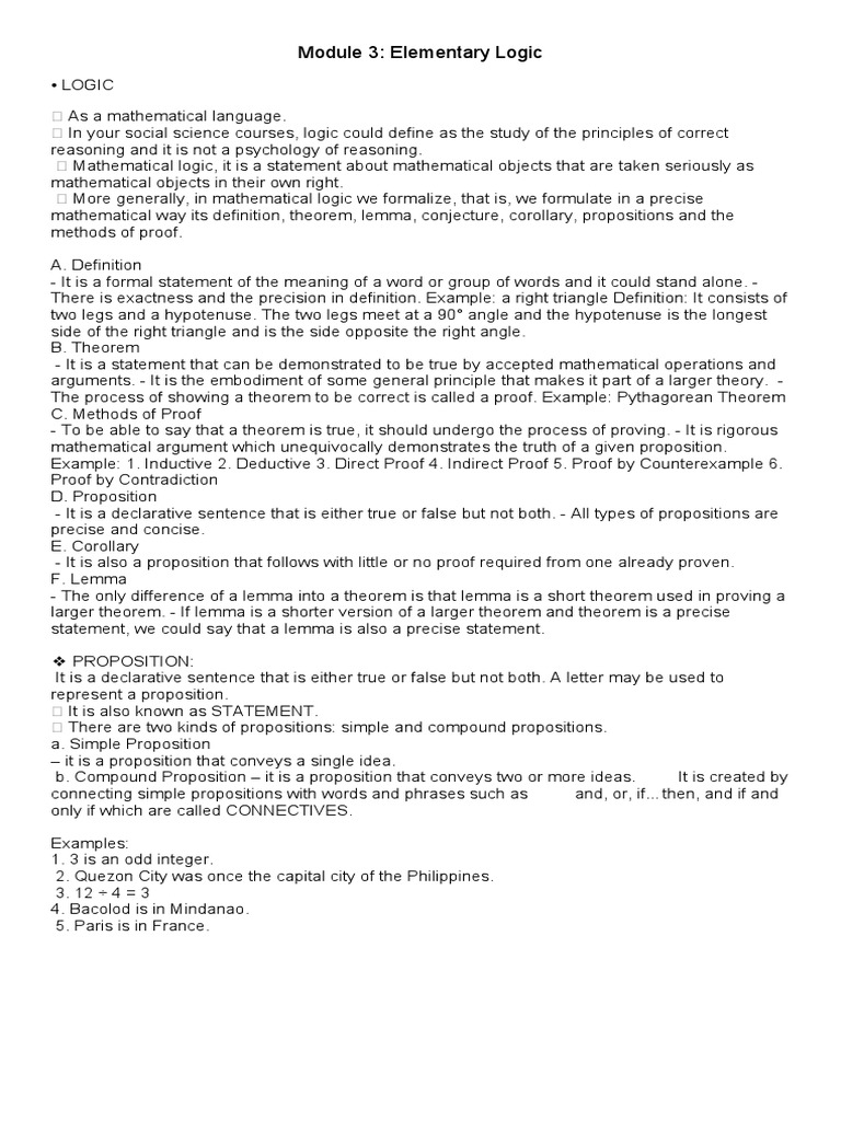 Module 3 | PDF | Mathematical Proof | Theorem