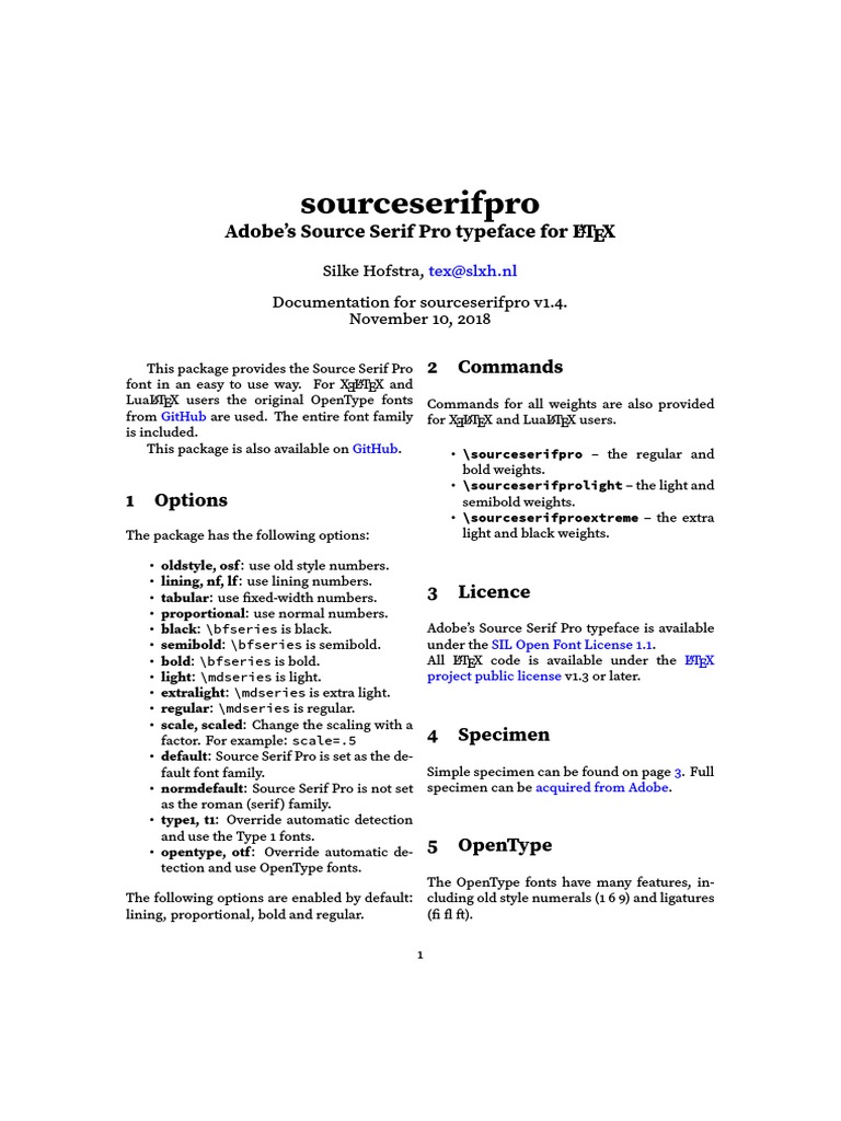 Source Serif Pro | Download Free PDF | Typefaces | Serif