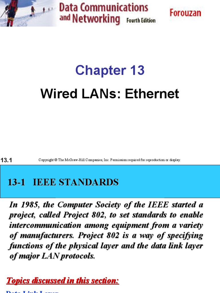 Unit-I PPT5 LastPPT | PDF | Ethernet | Network Protocols