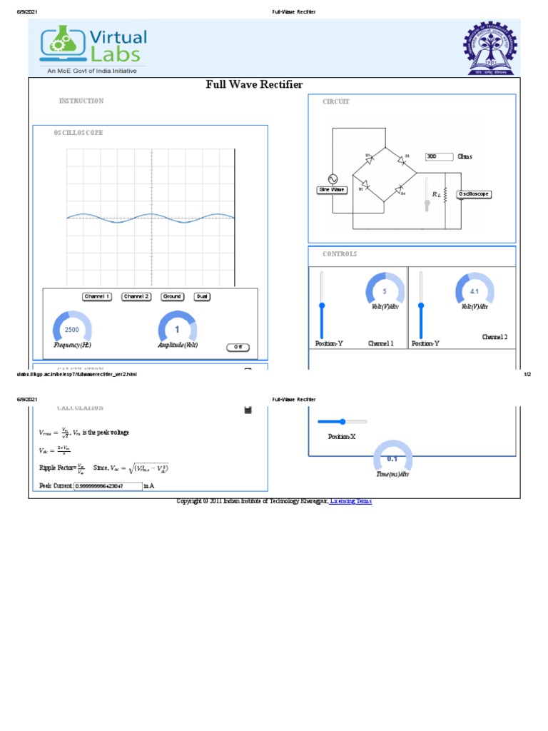 Full-Wave Rectifier | PDF | Rectifier | Alternating Current Full-Wave Rectifier | PDF | Rectifier | Alternating Current