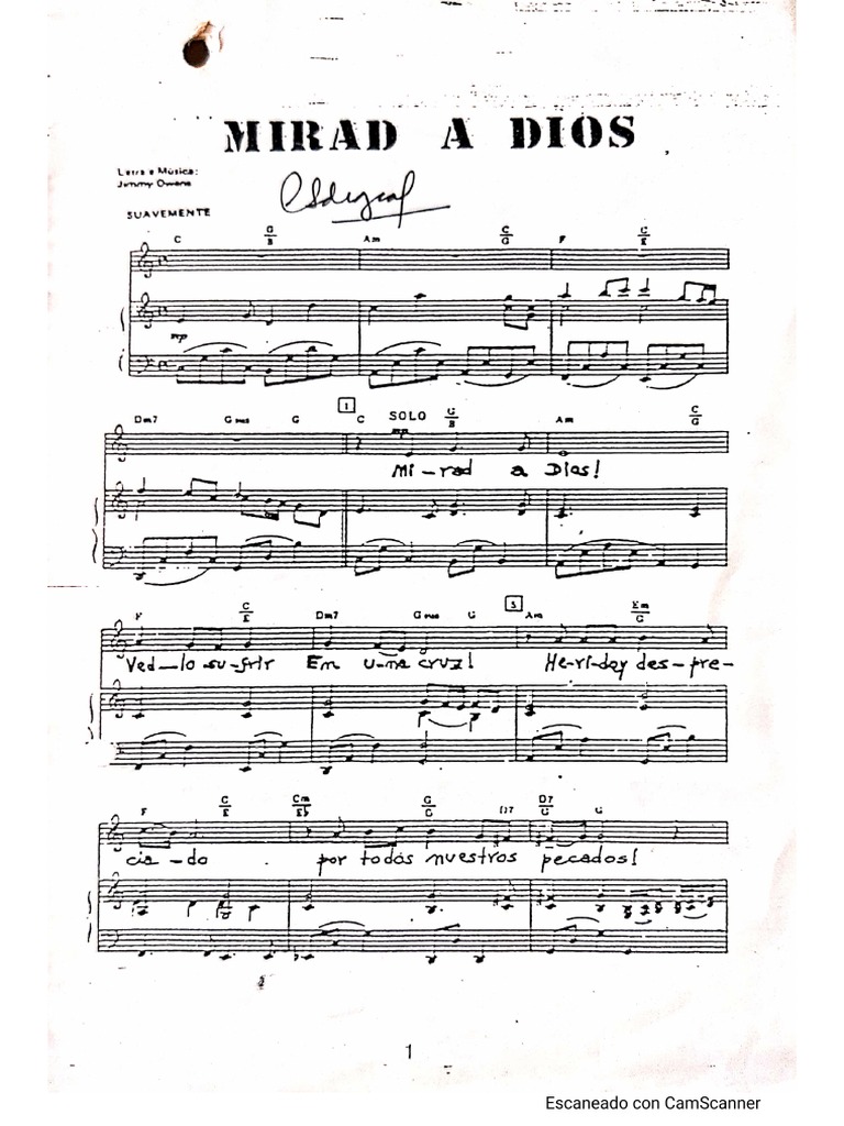 Mirad A Dios SATB PDF | PDF